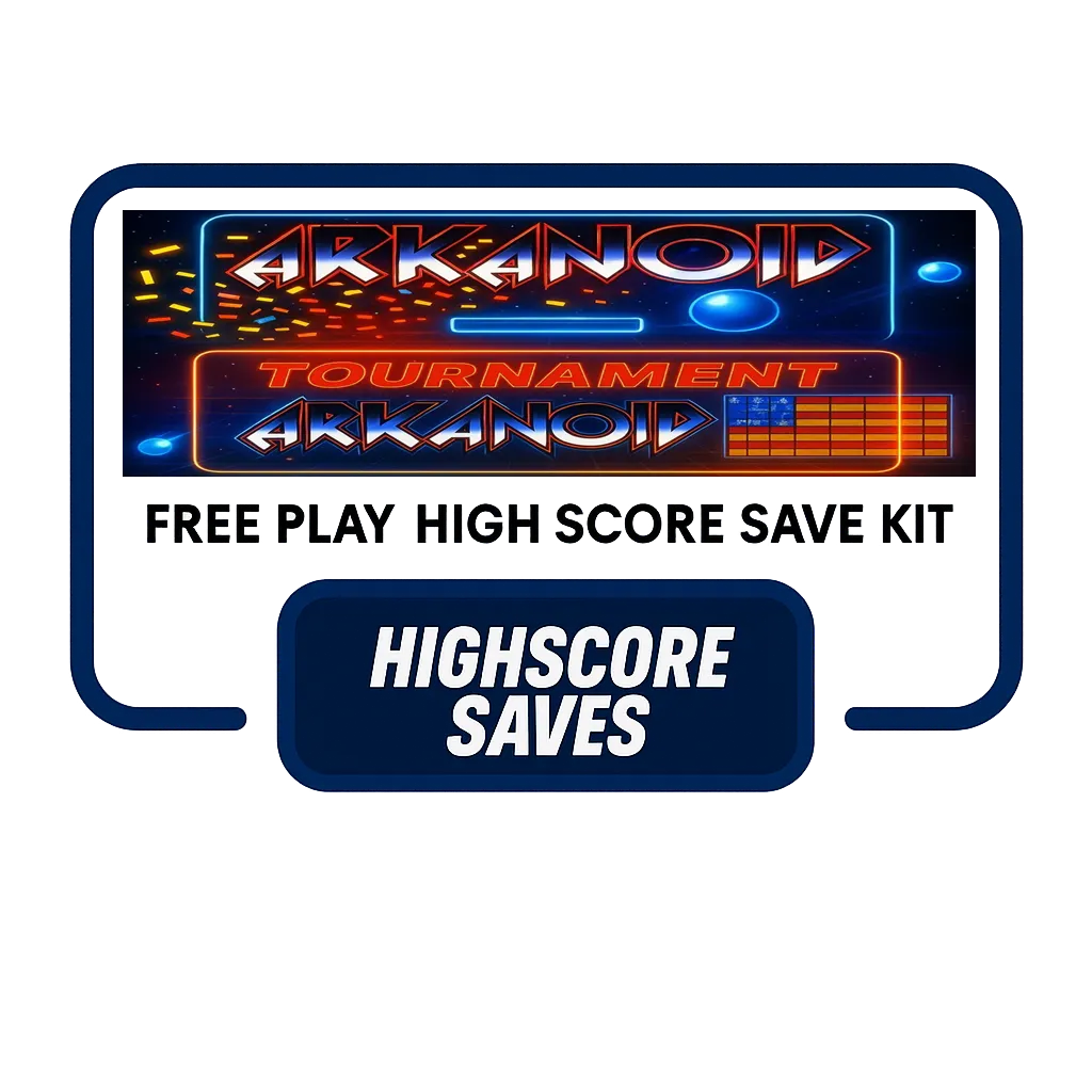 Multigame Arcade Kits | Free Play and High Score Saves